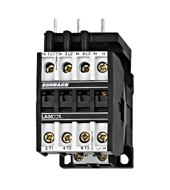 Kontaktor 3-polni 11kW, AC3, 22A, 230VAC +1NO+VK3 /AC1/32A
K3-22N, Nazivna struja 22A, Napon špulne AC 230V