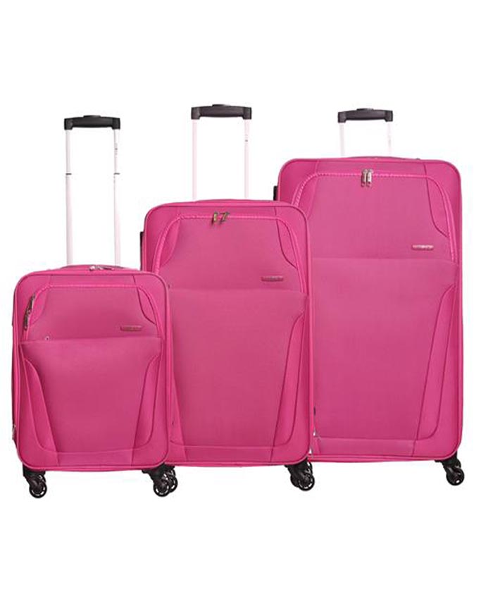 KOFER 3/1 SET VIGO PINK TROLLEY ENOVA