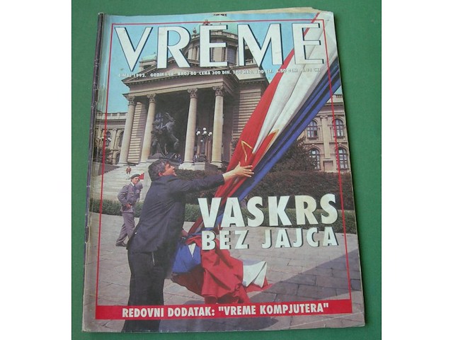 VREME br. 80, 1992. - Spuštanje zastave