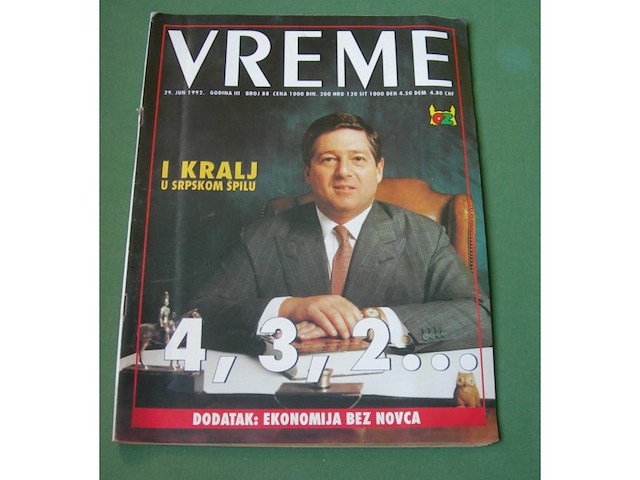 VREME br. 88, 1992. - Prestolonaslednik A. Karađorđević
