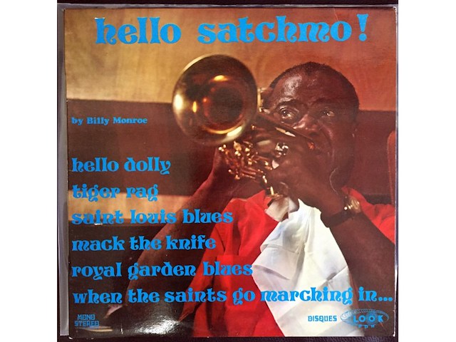 Billy Monroe-Hello Satchmo! LP (MINT,France)