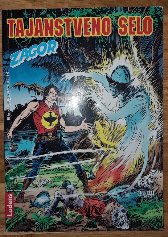 Zagor strip,Tajanstveno selo'' broj 155 u odličnom stanju. Bez