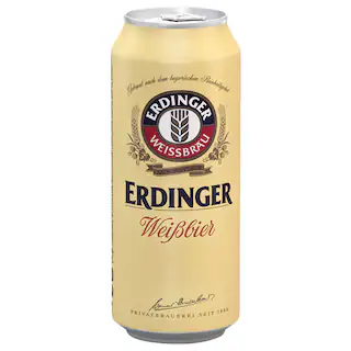 Pivo belo Erdinger limenka 0.5l