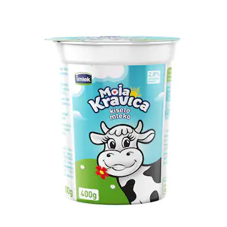 Kiselo mleko 2.8%mm Moja kravica 400g