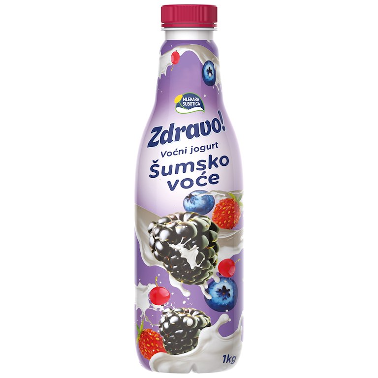 Vocni jogurt sumsko voce Zdravo 1kg PET