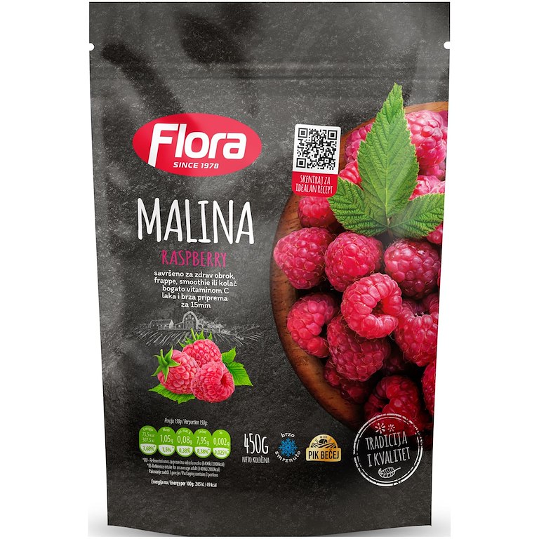 Smrznuta malina 450g