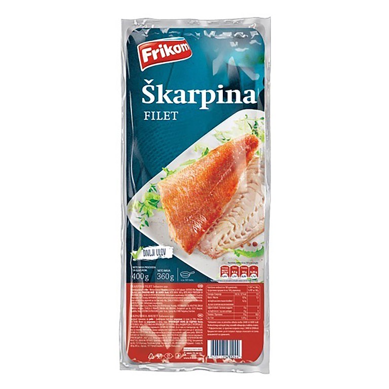 Smrznuta skarpina filet Frikom 400g