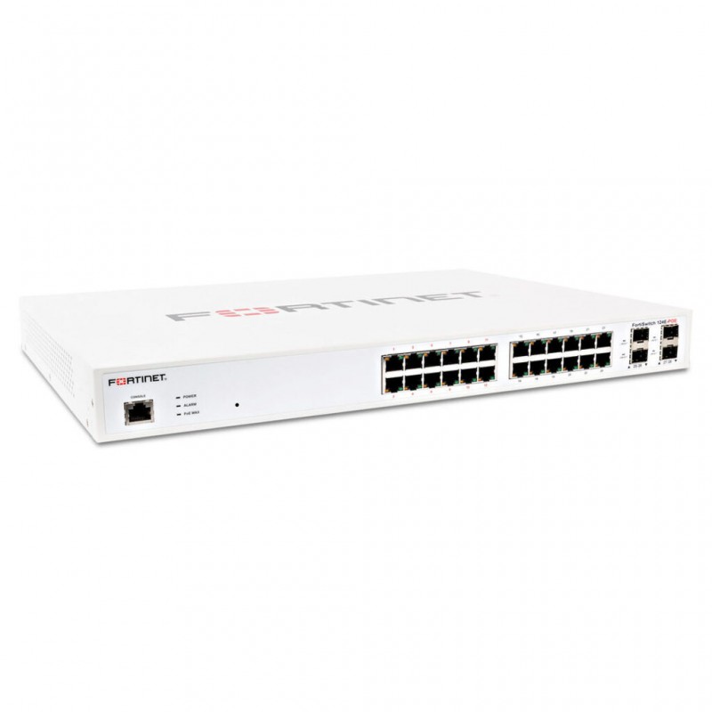 Switch FORTINET FS-124E/24 x GE RJ45 ports/4xSFP (FS-124E)