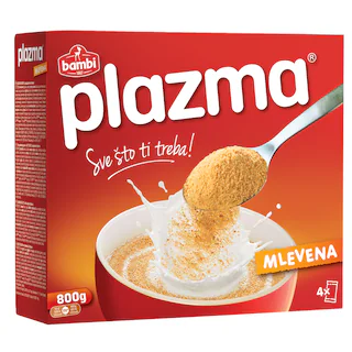 Keks Plazma mlevena 800g