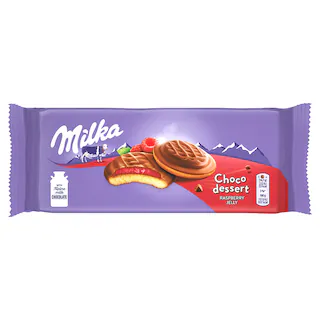 Biskvit Milka choco dessert malina 147g