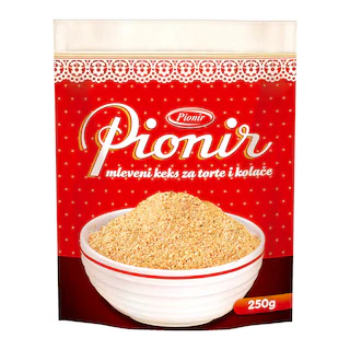 Keks mleveni Pionir 250g