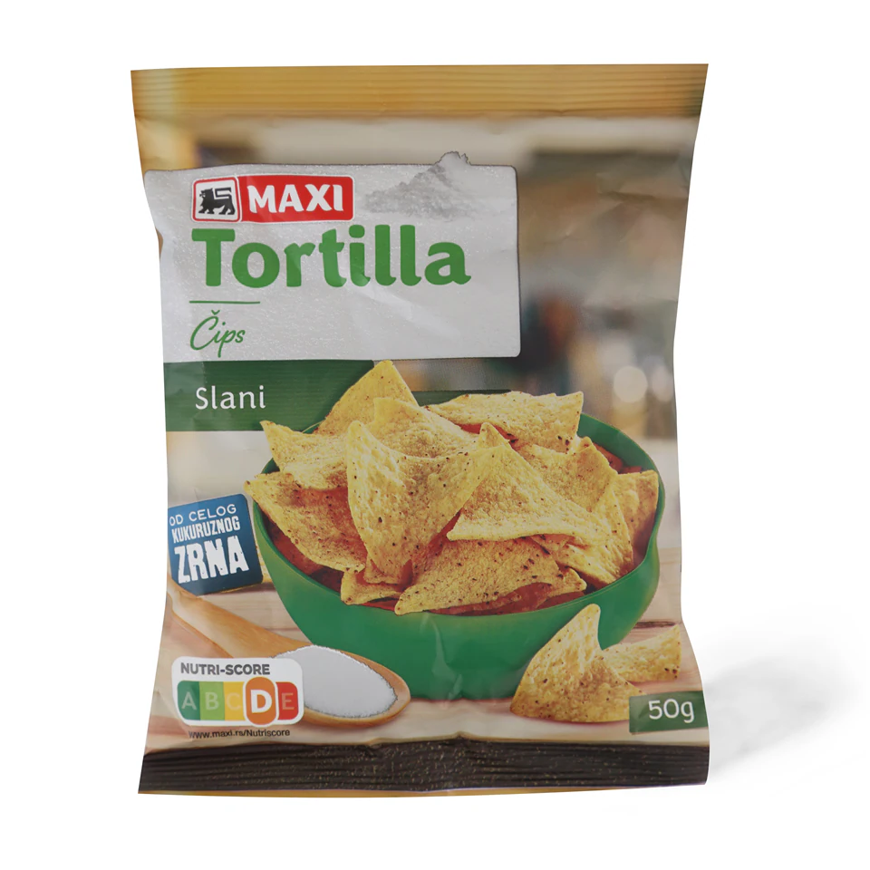 Tortilja chips slani Maxi 50g
