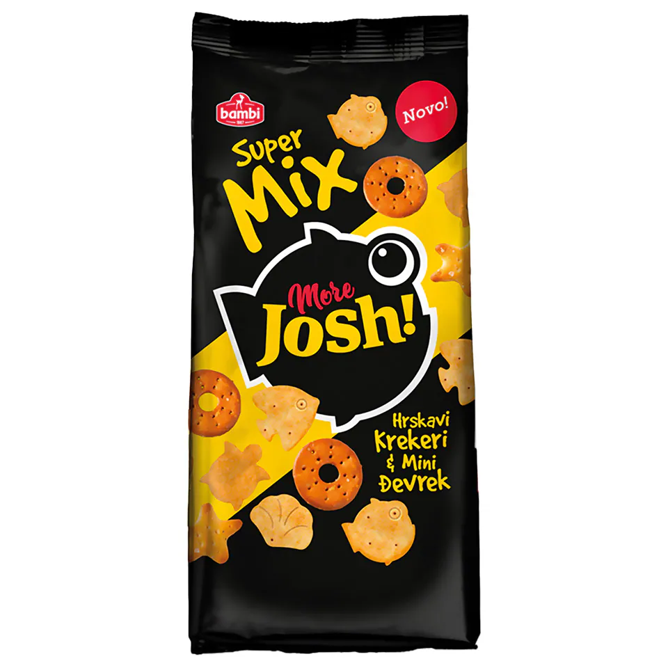 Mix kreker I djevrek Josh 250g