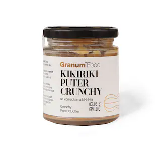 Crunchy kikiriki puter Granum 170g