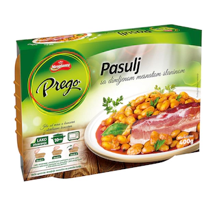 Pasulj/dim.mes.slanina Prego 400g