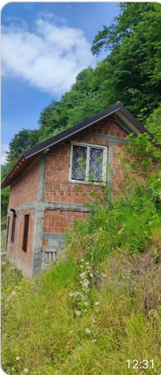 Vikend kuća, Crvica kod Bajine Bašte - površina 48 m2 u osnovi, plac 1609 m2