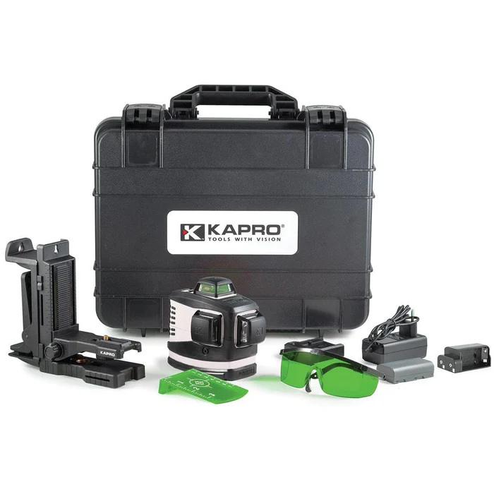 Laserski linijski nivelator Kapro 3D All-Lines - zeleni 3x360° 70m (K883WG)