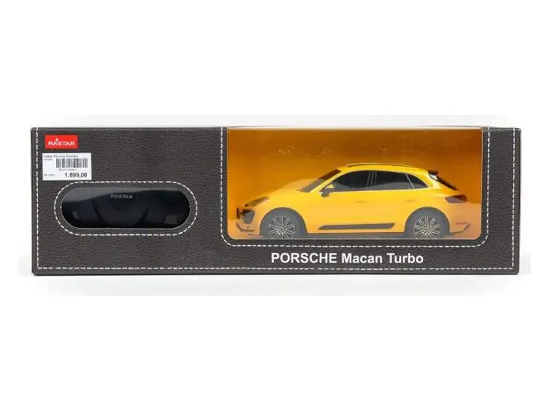 RASTAR RC AUTO PORSCHE MACAN TURBO 1:24 (CRVENI, ŽUTI)