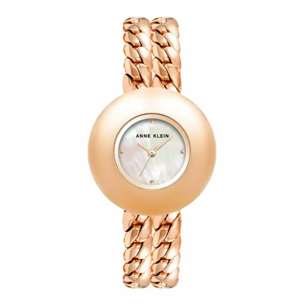 Anne Klein AK/4100MPRG Chain Bracelet Watch