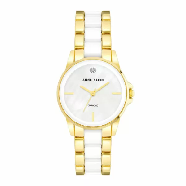 Anne Klein AK/4118WTGB Diamond Ceramic