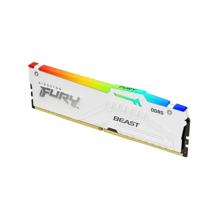 Ram memorija Kingston DIMM DDR5 16GB 5200MT/s KF552C36BWEA-16 Fury Beast RGB White E