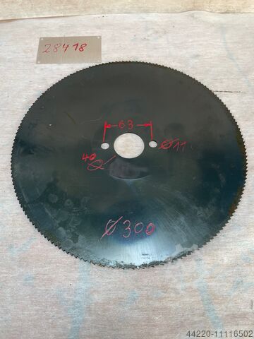 Sečivo kružne testere 28418
Lochkreismitnehmerbohrung 63 mm Durchmesser 300 mm