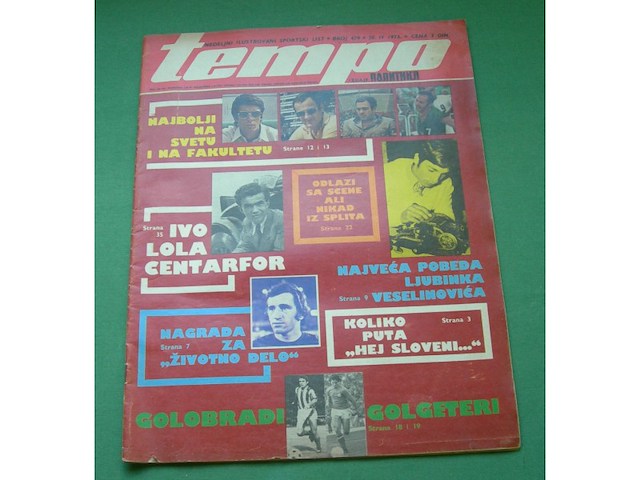 TEMPO br. 479, 1975. - Horvat, Pokrajac, Arslanagić..