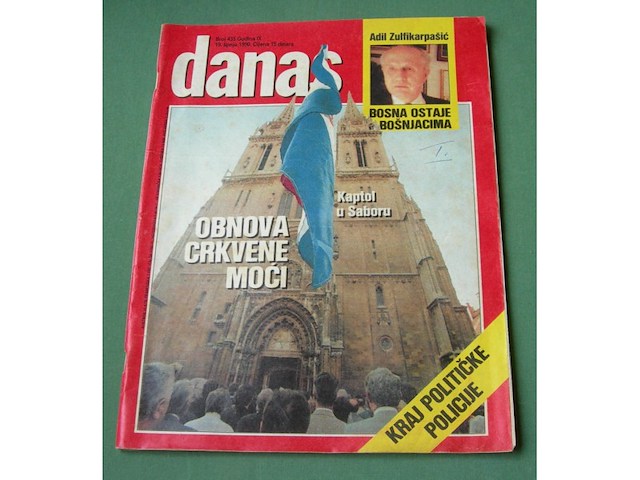 Danas br. 435, 1990. - Crkva