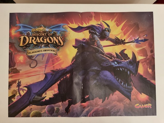 Poster HearthStone Descent of Dragons - (SM)