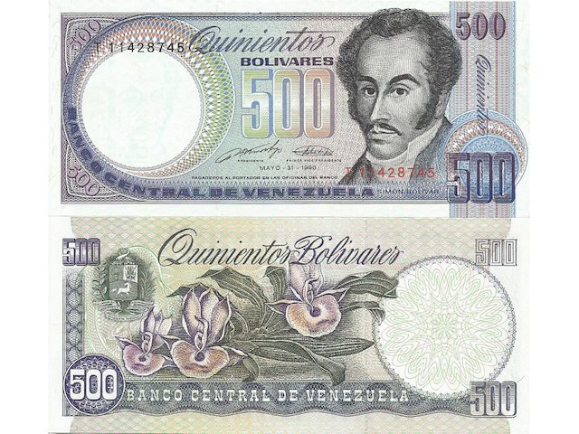 Venezuela 500 bolivares 1990. UNC