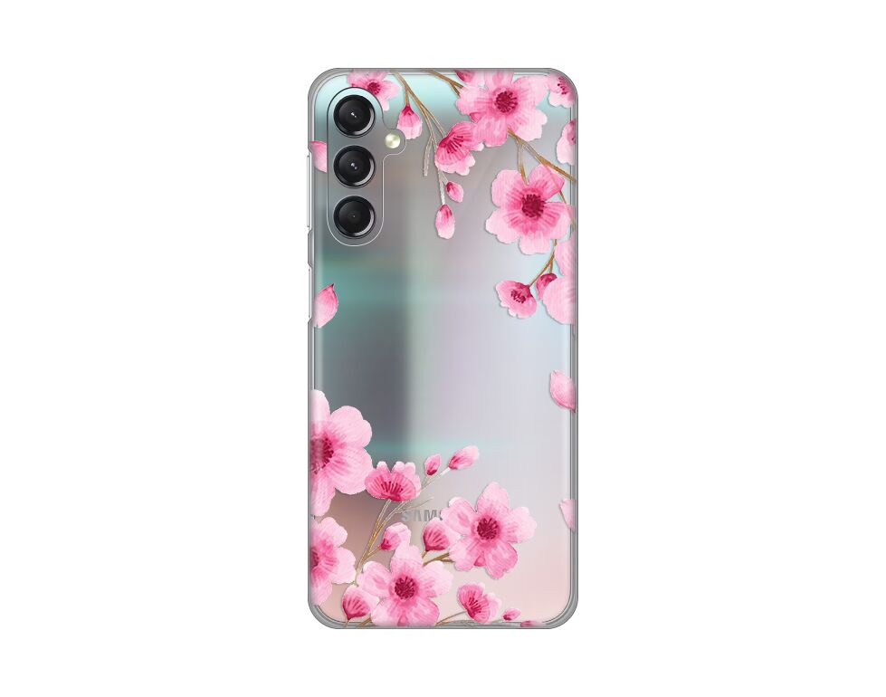 Silikonska futrola PRINT Skin - Samsung A245 Galaxy A24 4G Rose Flowers