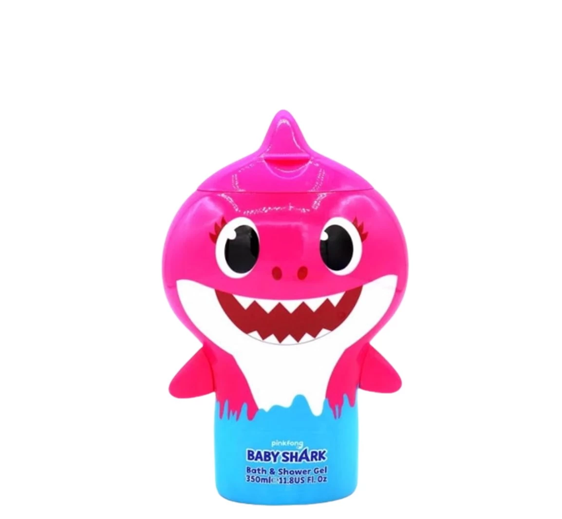 BABY SHARK KUPKA&GEL ZA TUŠIRANJE 350ML PINK