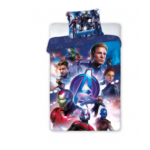 Posteljina za decu Avengers Heroes 160x200+70x80cm