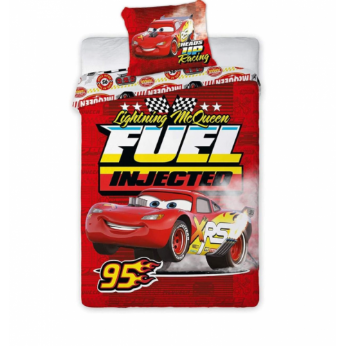 Posteljina za decu Cars Fuel Injected 160x200+70x80cm