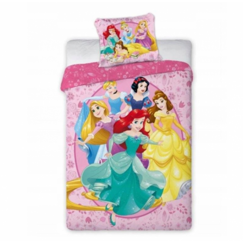 Posteljina za decu Disney Princess 160x200+70x80cm