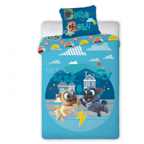 Posteljina za decu Disney Puppy Dog Pals 160x200+70x80cm