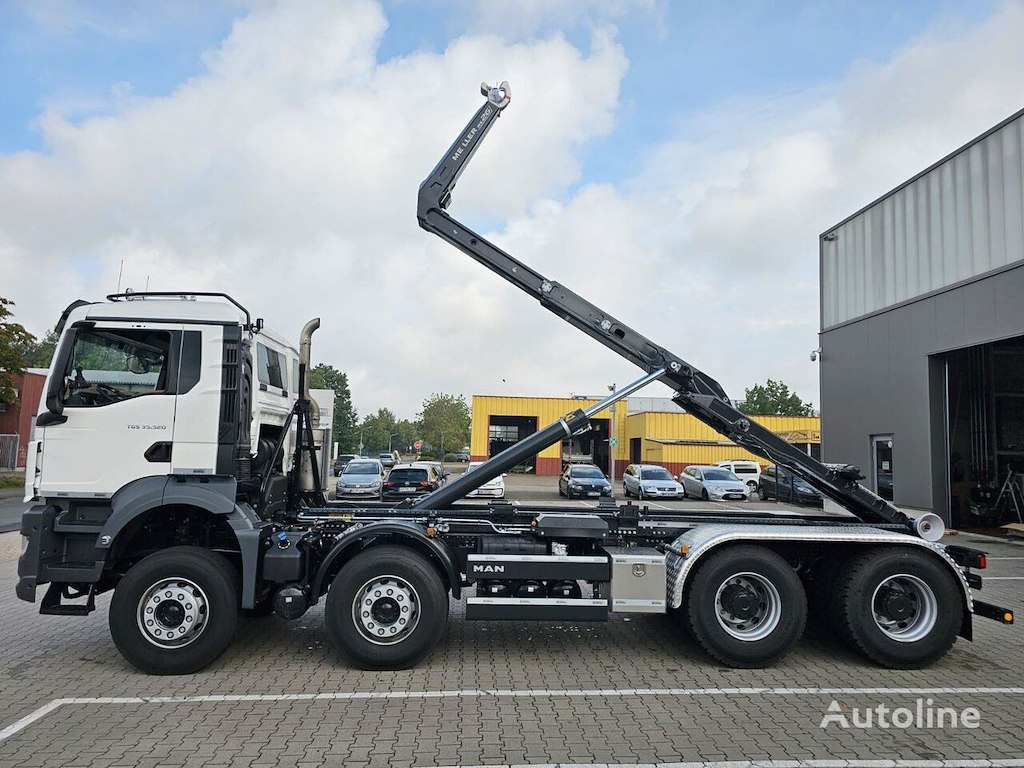 Novi MAN TGS 35.520 8x4 BL Abrollkipper HYVA T26-55-S kamion rol kiper