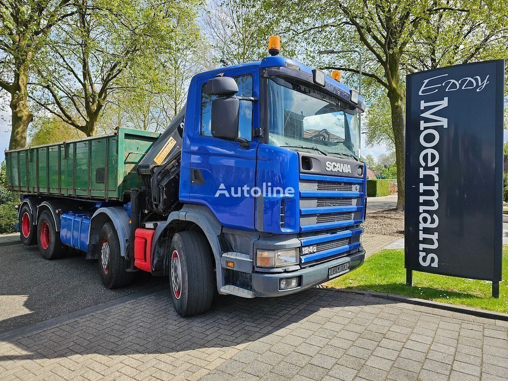 Scania R 124G 420 kamion sa kukom za podizanje tereta