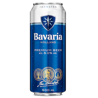 Pivo svetlo Bavaria limenka 0.5l