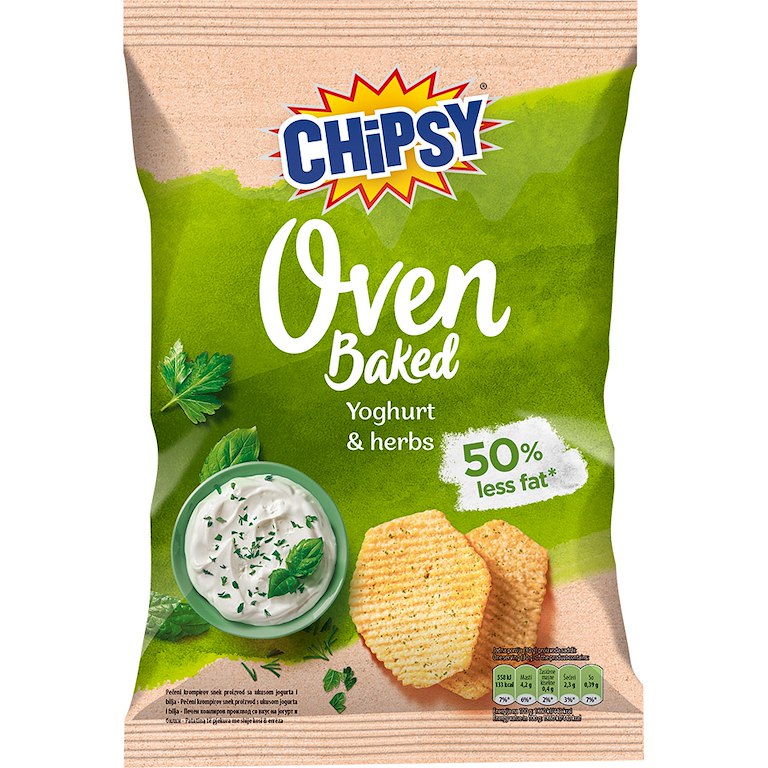 Cips jogurt i zacini Oven Chipsy 125g