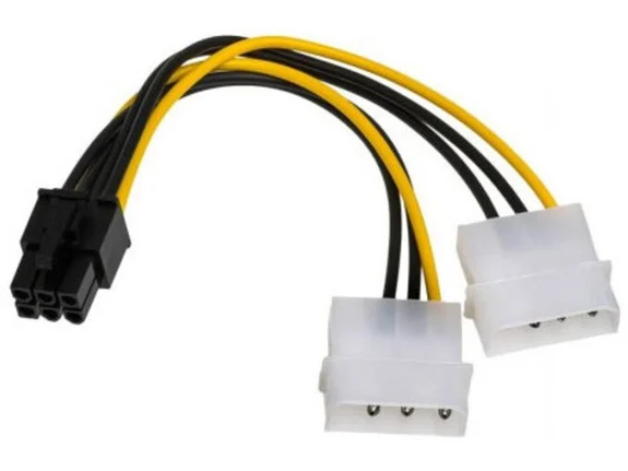 Fast Asia Adapter za napajanje VGA 6 pina na 2 x Molex