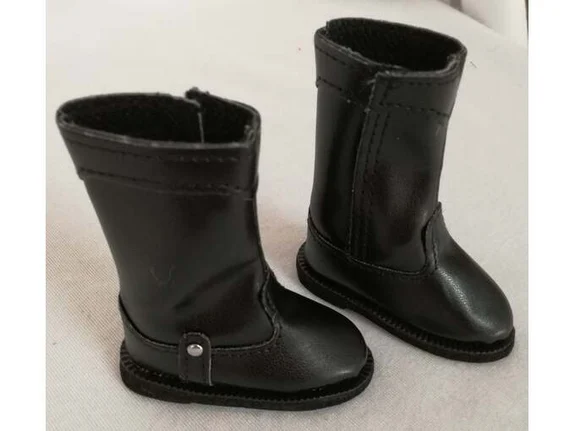 Paola Reina Crne čizme za lutke od 42 cm