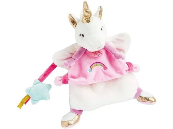 Doudou Plišani jednorog marioneta