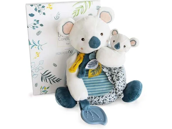 Doudou Plišana koala sa bebom i glodalicom
