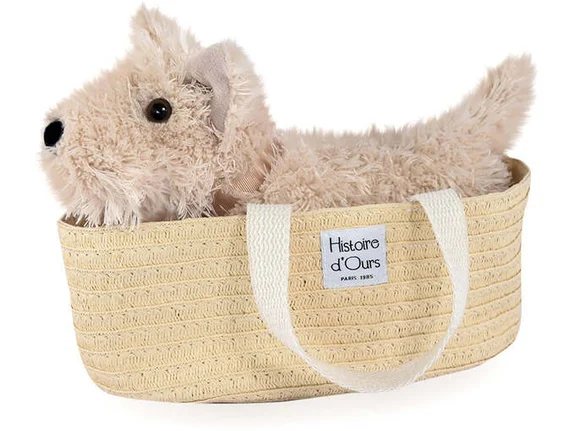 Histoire dOurs Plišana kuca u torbi 25cm