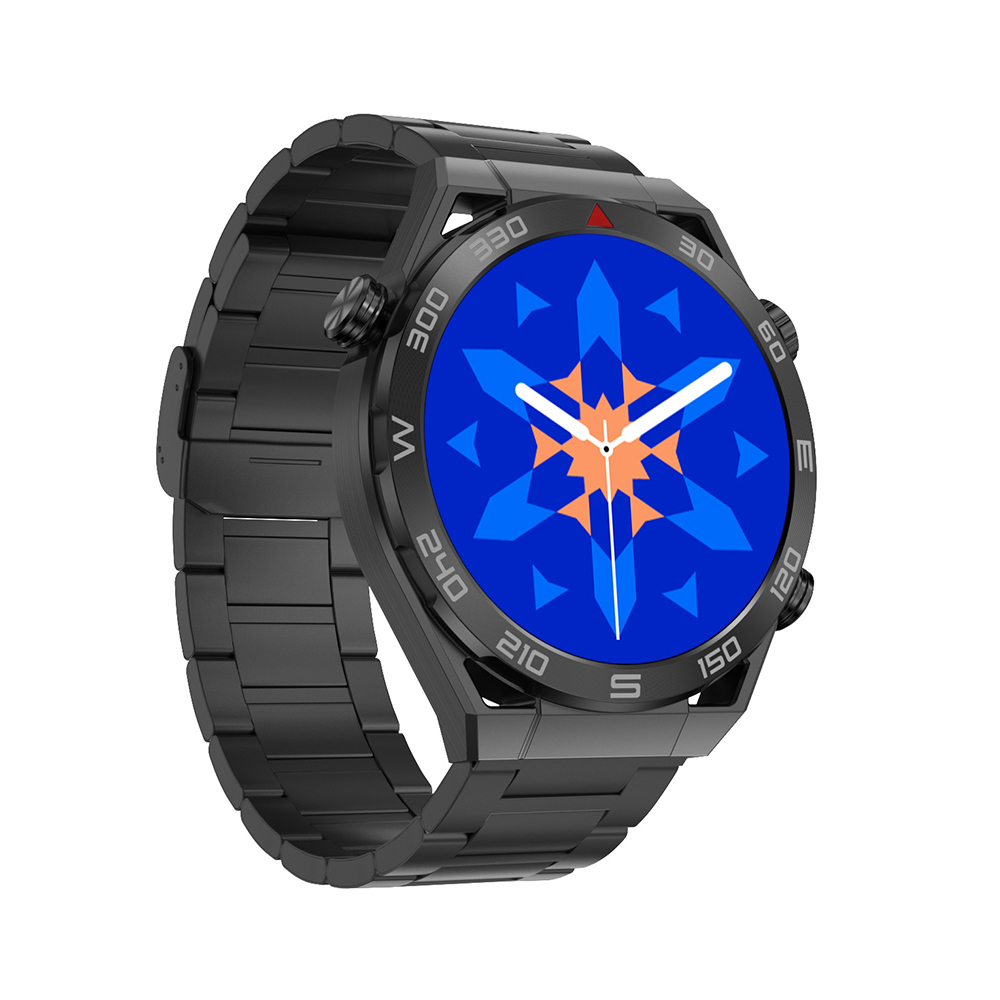 Smart Watch DT Ultramate crni (metalna i silikonska narukvica) (MS)