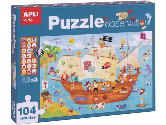Apli Puzzle piratski brod