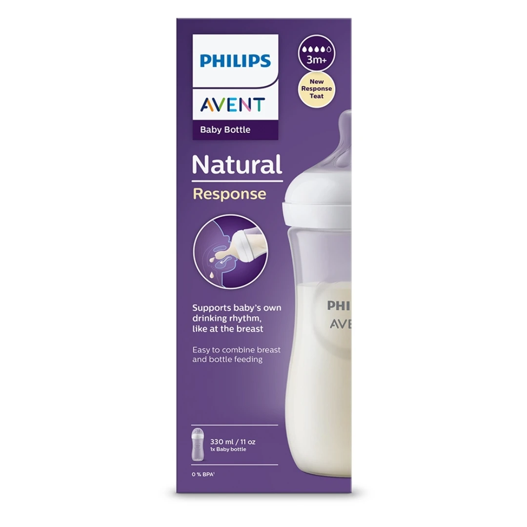 AVENT Flašica Natural Response sa Prirodnim Odgovorom na Sisanje 330 mL