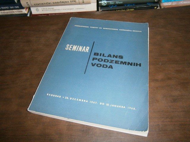 Bilans podzemnih voda - Seminar