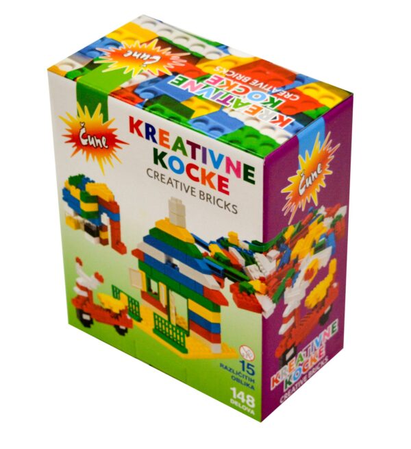 Plastične Kreativne kocke-ala Lego u kartonskoj kutiji 1/148, Čune